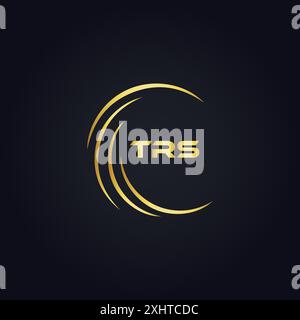 TRS logo. T R S design. White TRS letter. TRS, T R S letter logo design ...