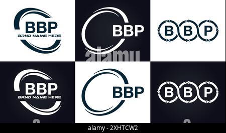 BBP logo. B B P design. White BBP letter. BBP, B B P letter logo design ...