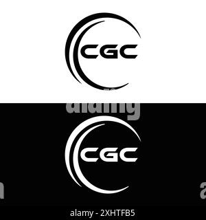 CGC logo. C G C design. White CGC letter. CGC, C G C letter logo design ...