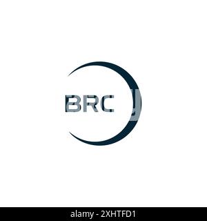 BRC logo. B R C design. White BRC letter. BRC, B R C letter logo design ...