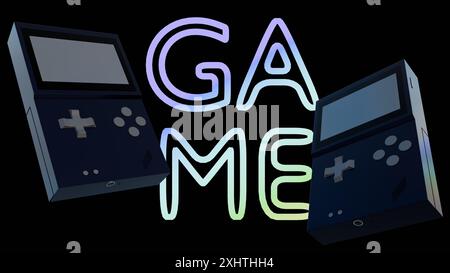 This 3D animation of a classic game console reimagined in a dazzling ...