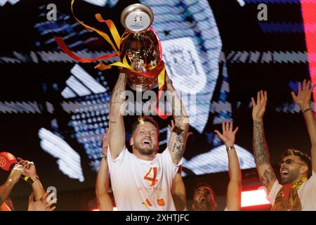 Alex Remiro during the celebration of the European Championship of the ...