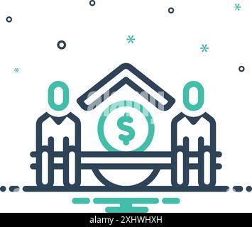 Icon for fair distribution, fair Stock Vector Image & Art - Alamy