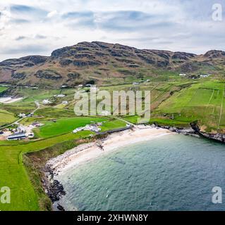Aerial View of Muckros Head beach in Donegal, Ireland Stock Photo - Alamy