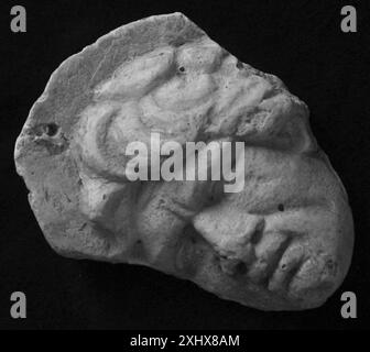 Left profile of a male head from Trajan's Column, showing realistic ...