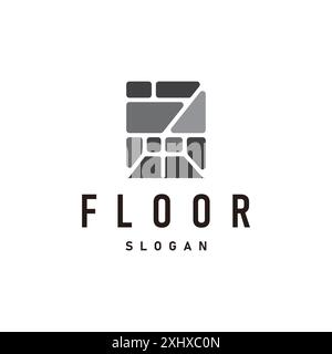 Floor logo simple abstract design home decoration Ceramic tile vector ...