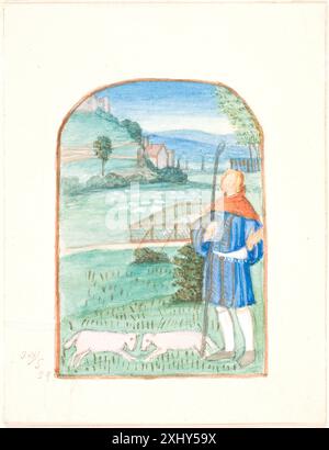 Landscape Slott-Møller, Agnes 1862 - 1937 Drawing Landskab Stock Photo ...