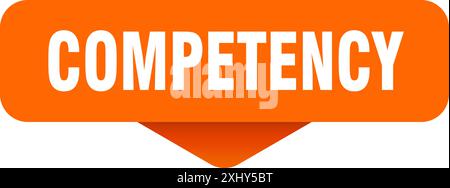 competency sticker. competency sign on transparent background ...