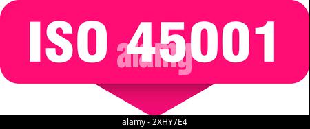 iso 45001 sticker. iso 45001 sign on transparent background ...