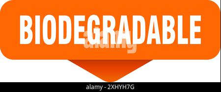 biodegradable sticker. biodegradable sign on transparent background ...