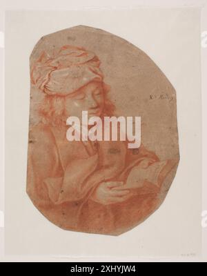 Drawing by Karel van Mander III depicting the Apostle Judas Thaddaeus ...