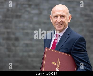 Defence Secretary John Healey arrives in Downing Street, London, for a ...
