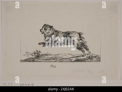 Christian David Gebauer, Max, løbende hund, 1819 Stock Photo - Alamy
