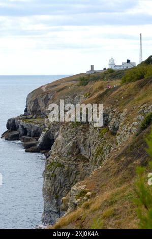 Anvil Point Lighthouse, a fully-automated lighthouse located at ...