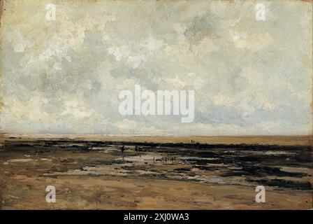 Carlos de Haes, Villerville Beach. Normandy 1877-1884 Oil on canvas ...