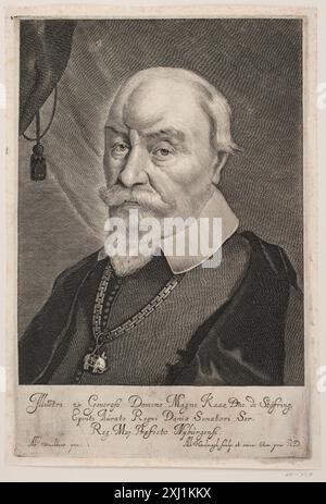 This copper engraving by Haelwegh and Wuchters depicts Mogens Kaas ...