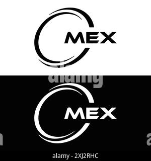 MEX logo. M E X design. White MEX letter. MEX, M E X letter logo design ...