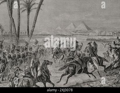 Napoleonic Wars. French Invasion of Egypt (1798-1801). Battle of the ...