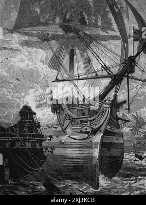 Napoleonic Wars. War of the Second Coalition. Battle of Copenhaguen. 2 ...