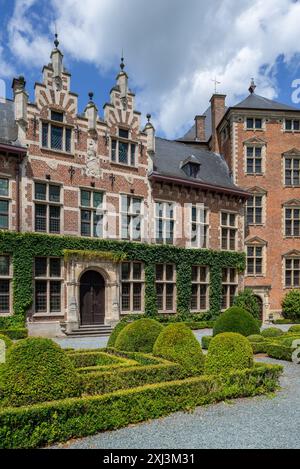 Kasteel van Gaasbeek courtyard, originally 13th century medieval ...