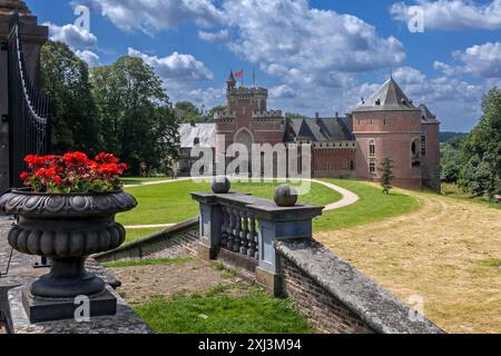 Kasteel van Gaasbeek entrance, originally 13th century medieval ...