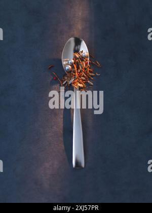 Spoonful of Supari mix Stock Photo - Alamy