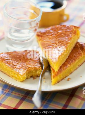 Traditional Basque cake Stock Photo - Alamy