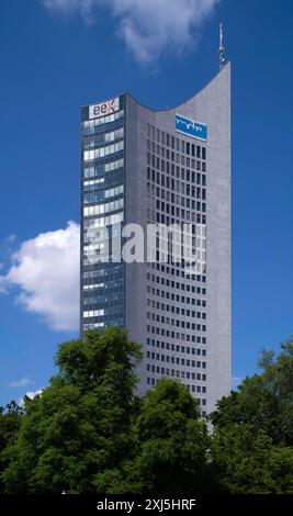 Leipzig, Germany. City name modern photo postcard. Travel destination ...
