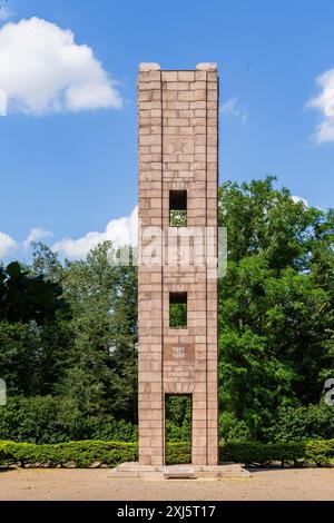 The Ehrenhain Zeithain memorial in Zeithain, north-east of Riesa ...