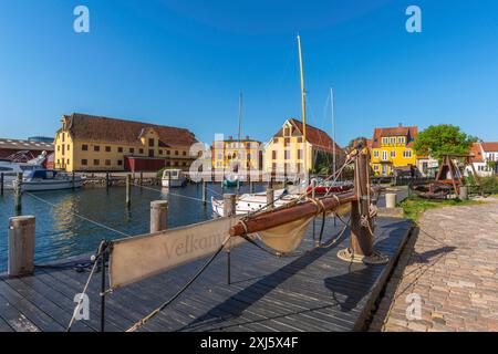 Maritime Svendborg, museum harbour, historic sailing ships, wooden ...