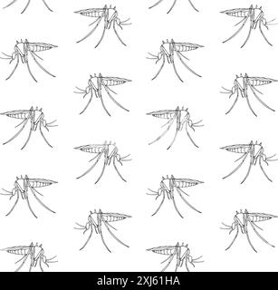 dengue mosquito sketch hand drawn vector Stock Vector Image & Art - Alamy