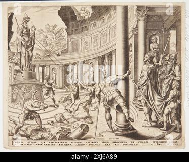 The destruction of the temple of Ashtoreth, Chemosh and Milcom Galle ...