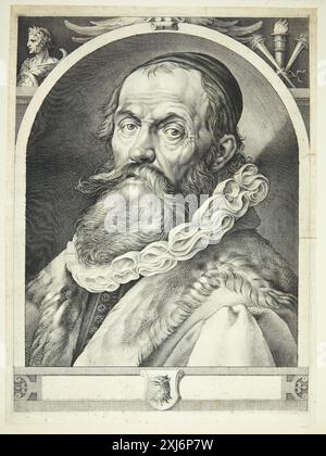 Copper engraving by Jan Muller depicting Ambrosius Spinola. The image ...