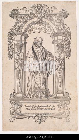 A depiction by Hans Holbein the Younger showing the letter K. The ...