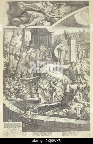 Tabula Cebetis, Jacob Matham, after Hendrick Goltzius, 1592 print Cebes ...