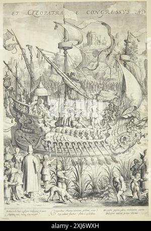 Jacob Matham, Kleopatra modtager Marcus Antonius Stock Photo - Alamy