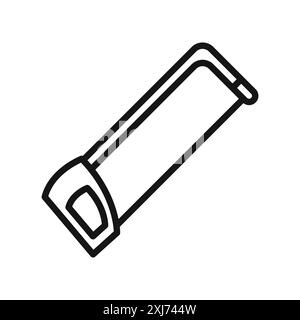 hacksaw icon vector line logo mark or symbol set collection outline ...