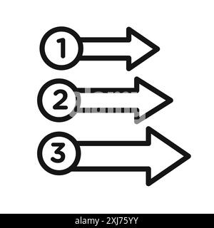 Priority icon vector line logo mark or symbol set collection outline ...