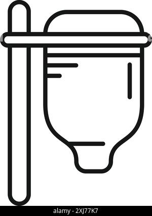 Simple design of a medical dropper dispensing liquid substance ...