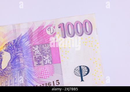 Ceska Narodni Banka issued Czech banknotes in a denomination of 1000 ...