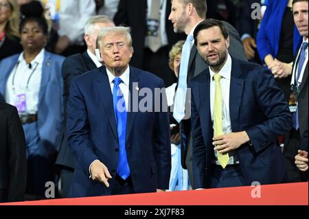 Vice President JD Vance, second right, his wife Usha Vance, second left ...