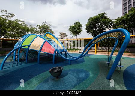 Fish shape design playground. Singapore Stock Photo - Alamy