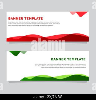 Simple Baner Template Background Stock Vector Image & Art - Alamy