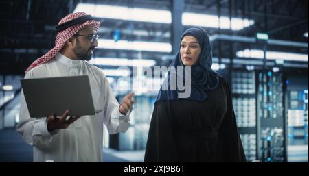 Middle Eastern Computer Engineer and Cybersecurity Professional Work in ...