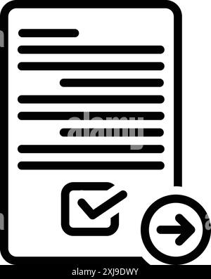 Icon for submissions,presentment Stock Vector Image & Art - Alamy