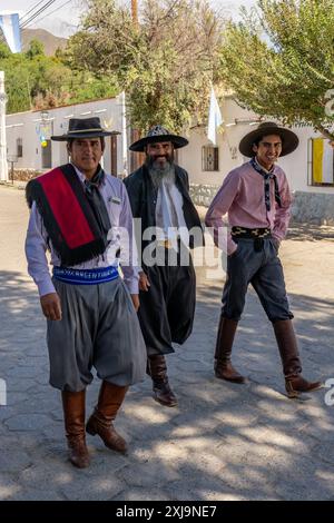 A bearded gaucho in his traditional outfit in Cachi, Argentina Stock ...