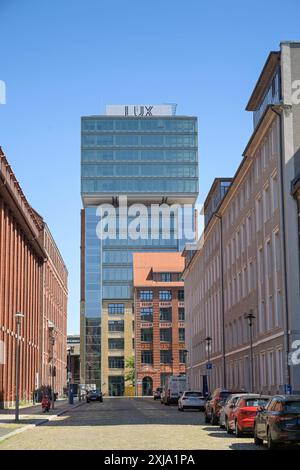Narva-Hochhaus, Oberbaum City, Naglerstraße, Friedrichshain ...