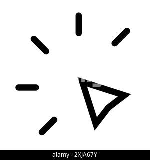 select element icon set in thin line outline style and linear vector ...