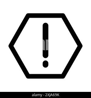 Stop icon set in thin line outline style and linear vector sign Stock ...