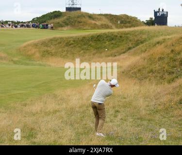 Rory McIlroy on the 17th hole during day four of the Genesis Scottish ...